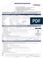 Cash Declaration Form | PDF | Banks | Identity Document