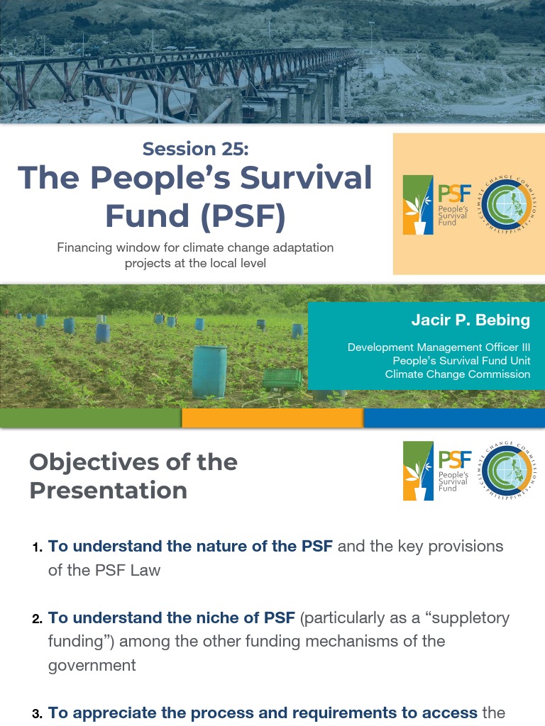People's Survival Fund Overview | PDF | Cost–Benefit Analysis | Climate ...
