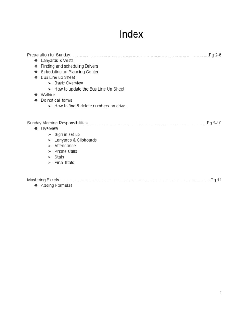 Bus Ministry Administration Manual | PDF | Software | Computing