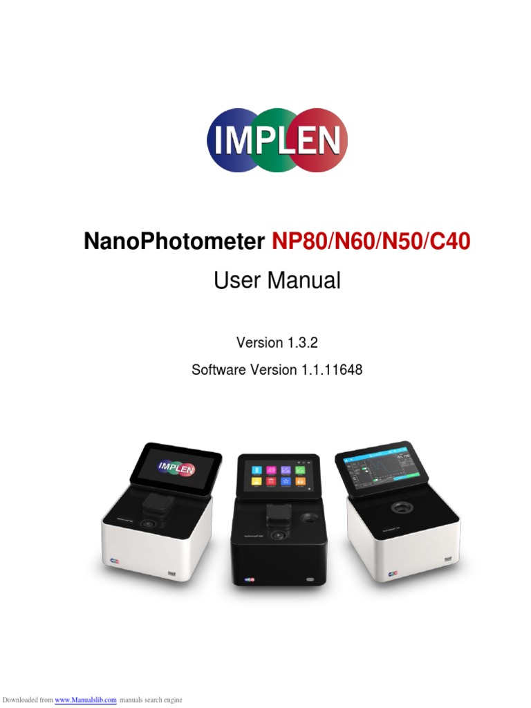 IMPLEN NP80 Manual | PDF | Microsoft Windows | Android (Operating System)
