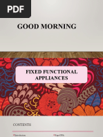 Fixed Functional Appliance | PDF | Orthodontics | Dentistry Branches