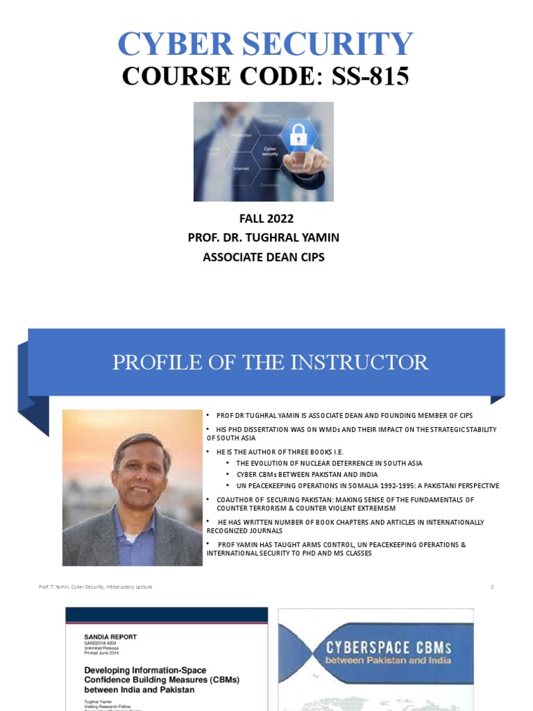 Introduction To Cyber Security | PDF | Malware | Security