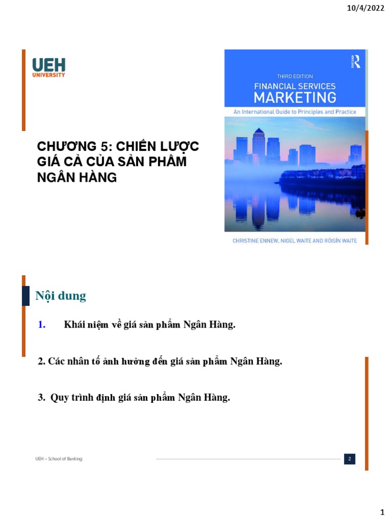 Chuong 5 - CL Gia San Pham Ngan Hang | PDF