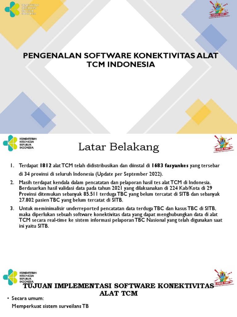 Pengenalan Software Konektivitas Alat TCM | PDF