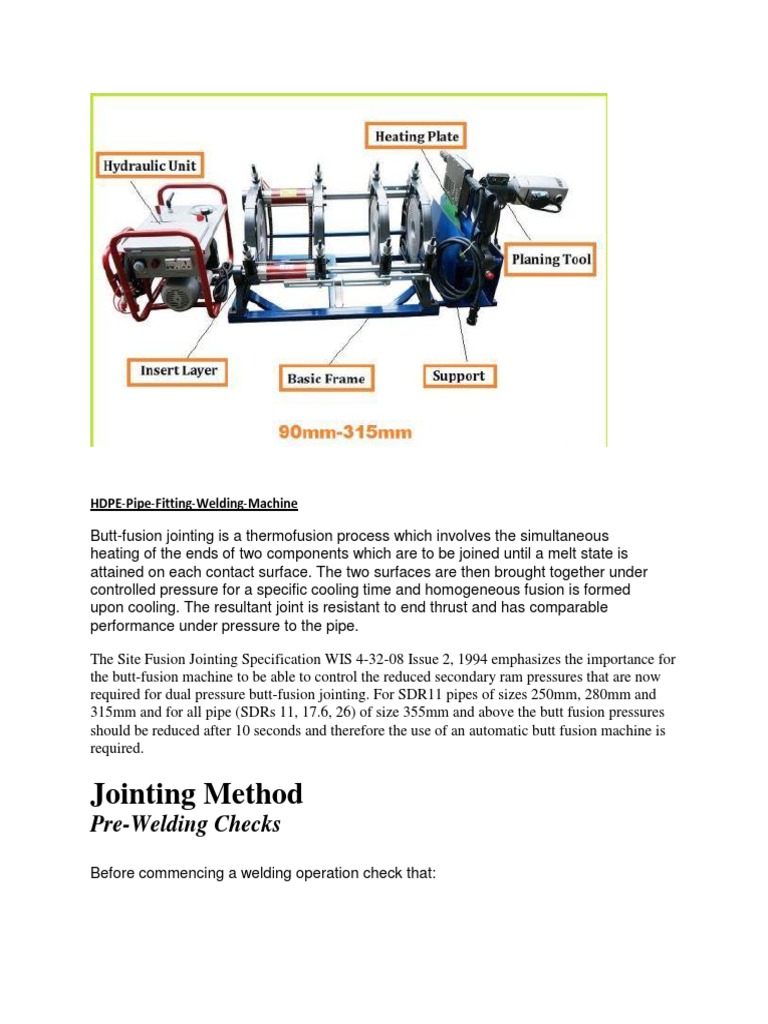 High Density Polyethylene Hdpe Pipes Installation | PDF | Pipe (Fluid ...