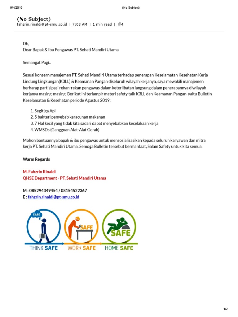 September - Email Bulletin | PDF