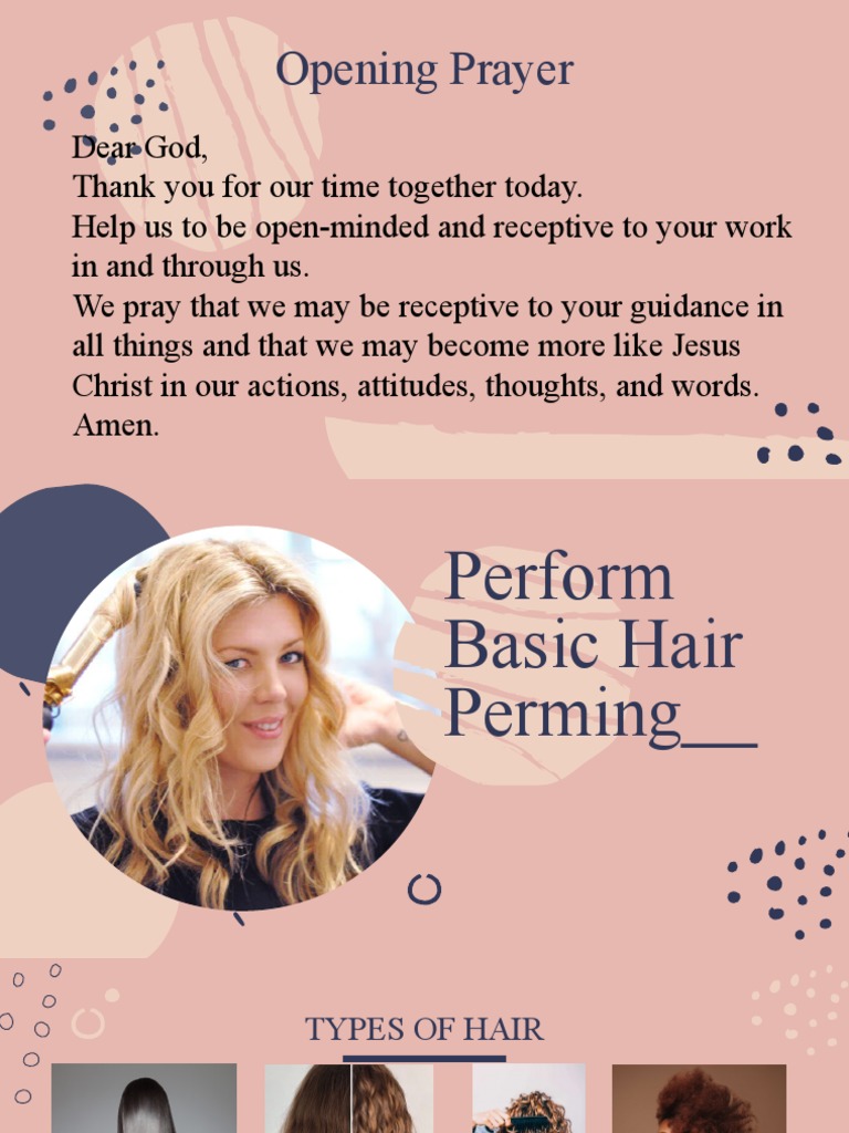 PT Perform Basic Hair Perming | PDF | Hair | Human Head And Neck