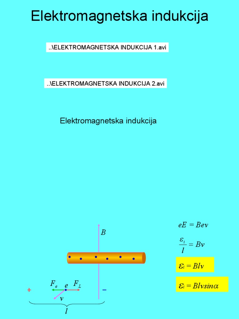 13 Elektromagnetska Indukcija | PDF