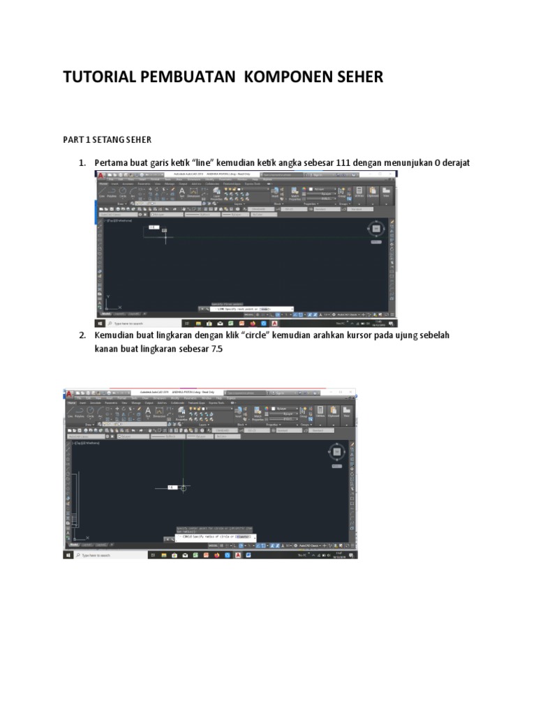 Tutorial Pembuatan Seher | PDF
