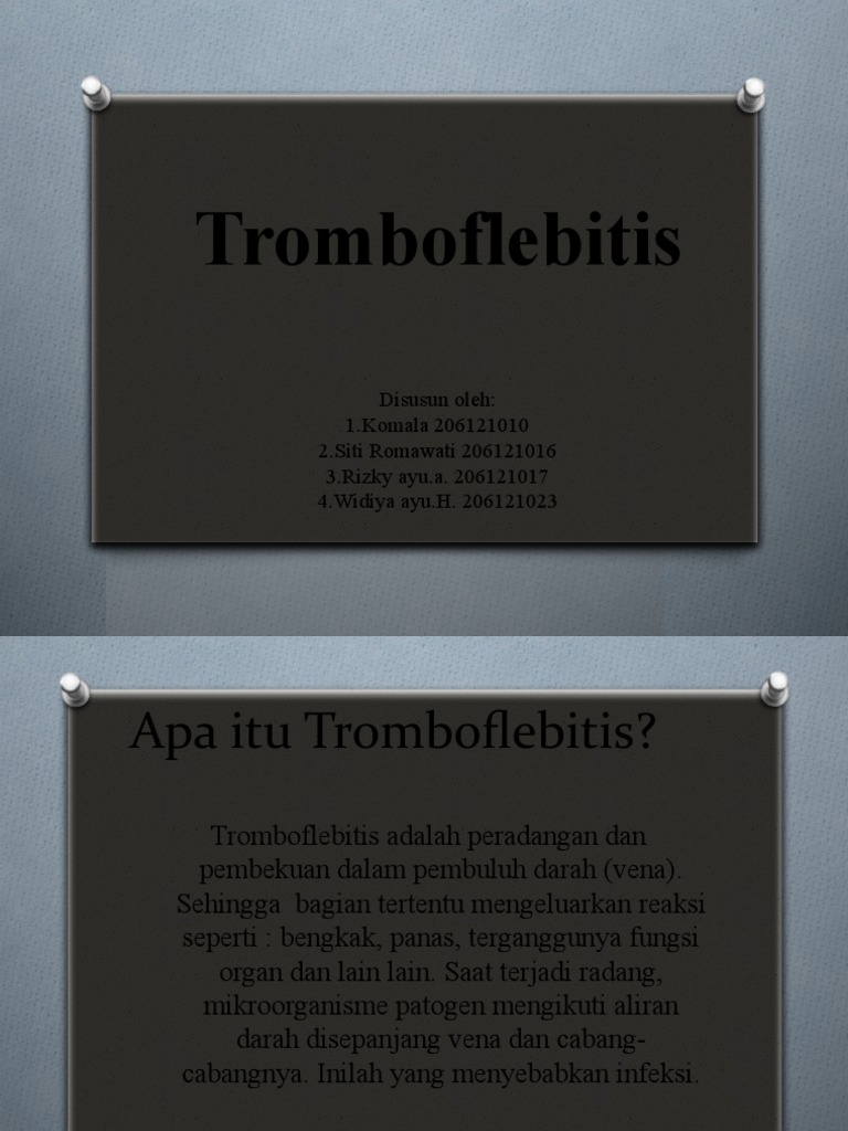Tromboflebitis | PDF