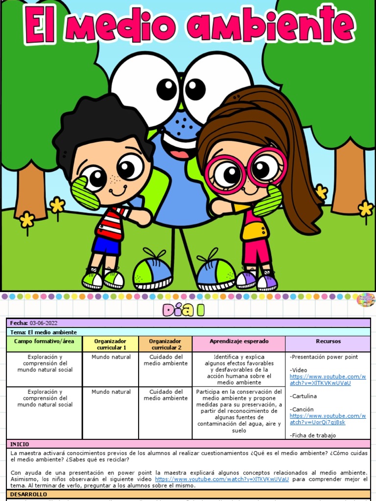 Actividades sobre el Medio Ambiente para Niños | PDF | Entorno natural
