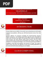 Aws Final Report | PDF | Amazon Web Services | Cloud Computing