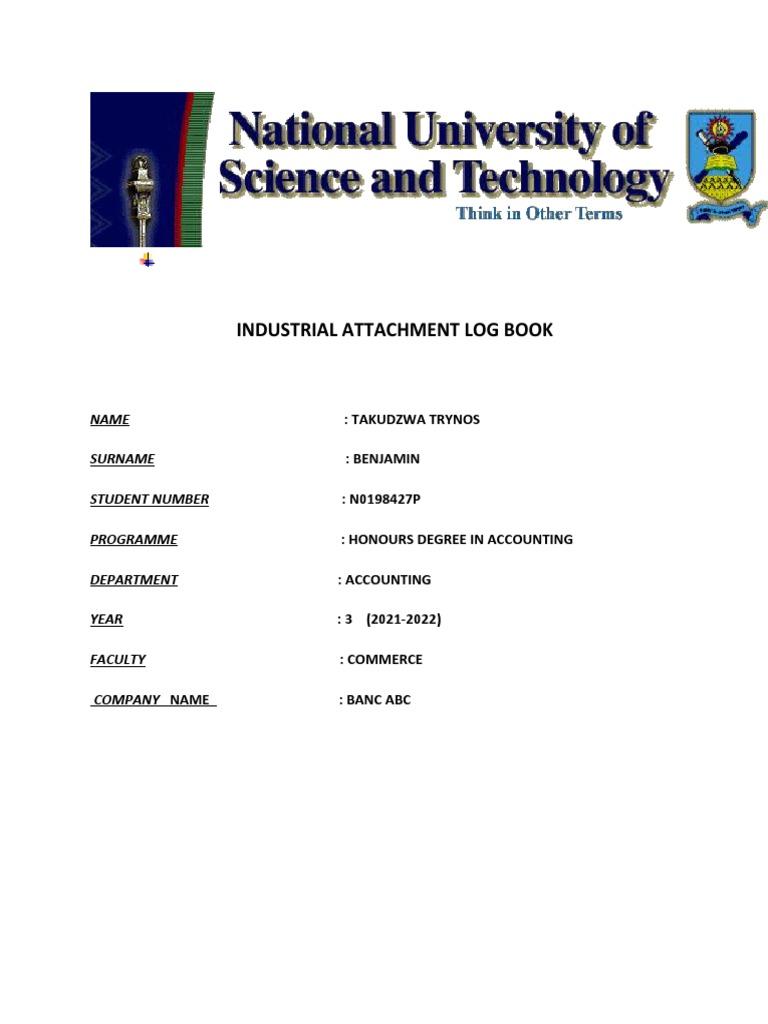 Industrial Attachment Log Book | PDF | Business