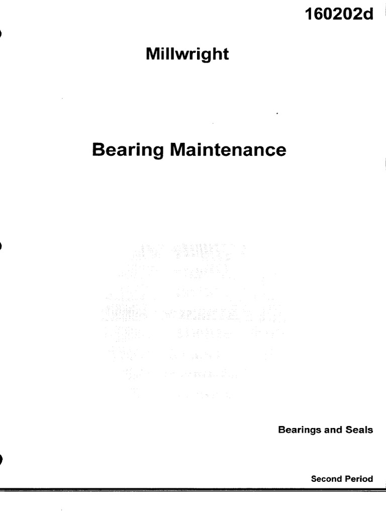 Millwright Bearing Maintenance | PDF
