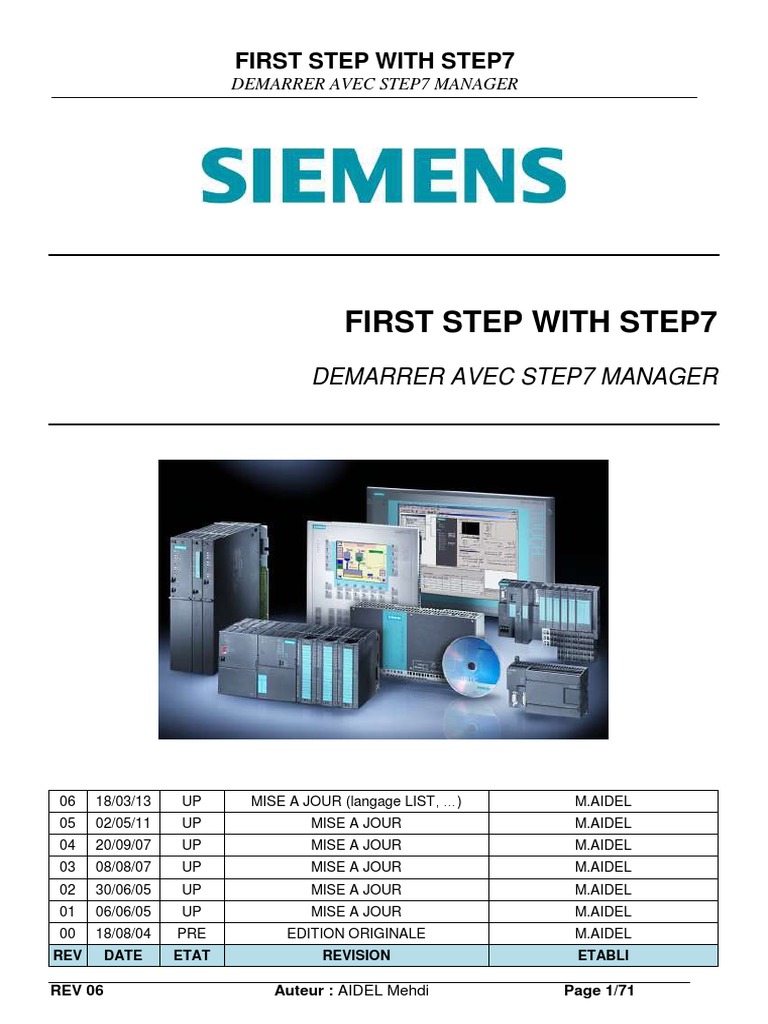 Siemens Step7 Manager Tutorial Rev06 | PDF