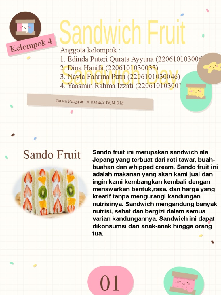 Kelompok 3 Sando Fruit | PDF