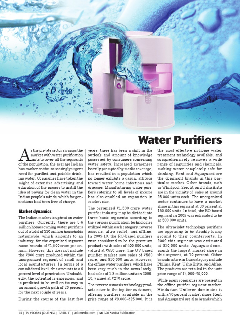 #1 011 Water Purifiers | PDF