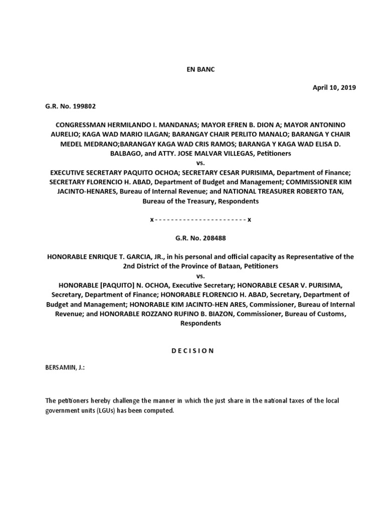 Congressman Hermilando CASE STUDY | PDF