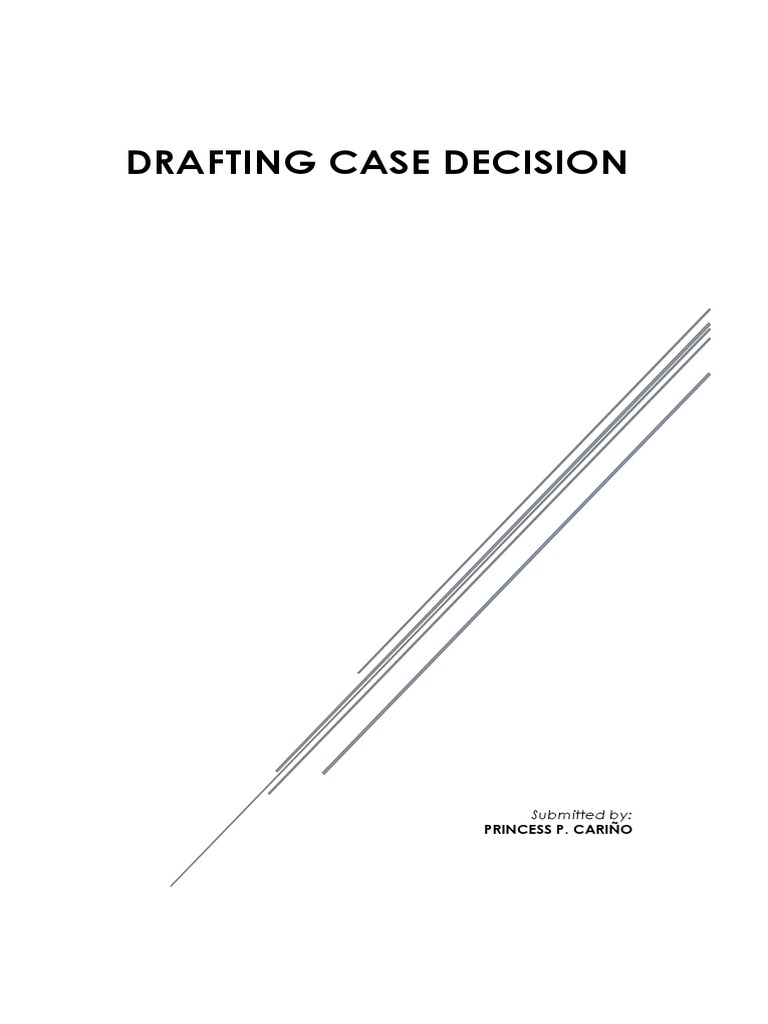 Draft Decision (Final Paper) | PDF | Arrest | Search Warrant
