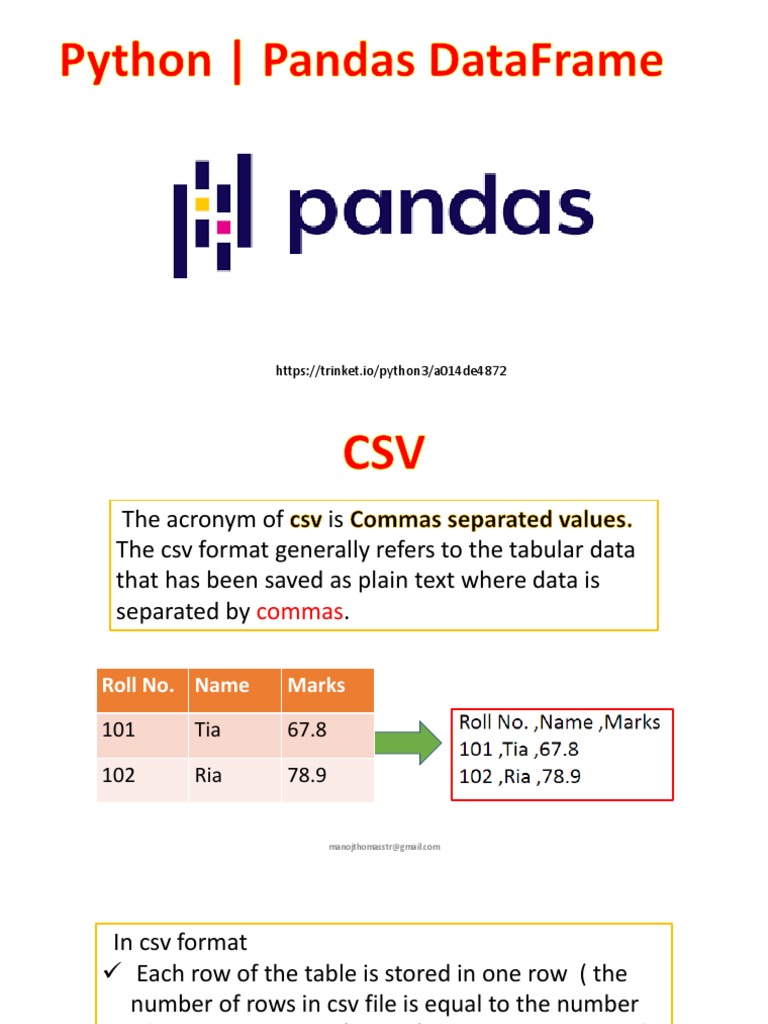 Python DataFrame To CSV 2 PDF