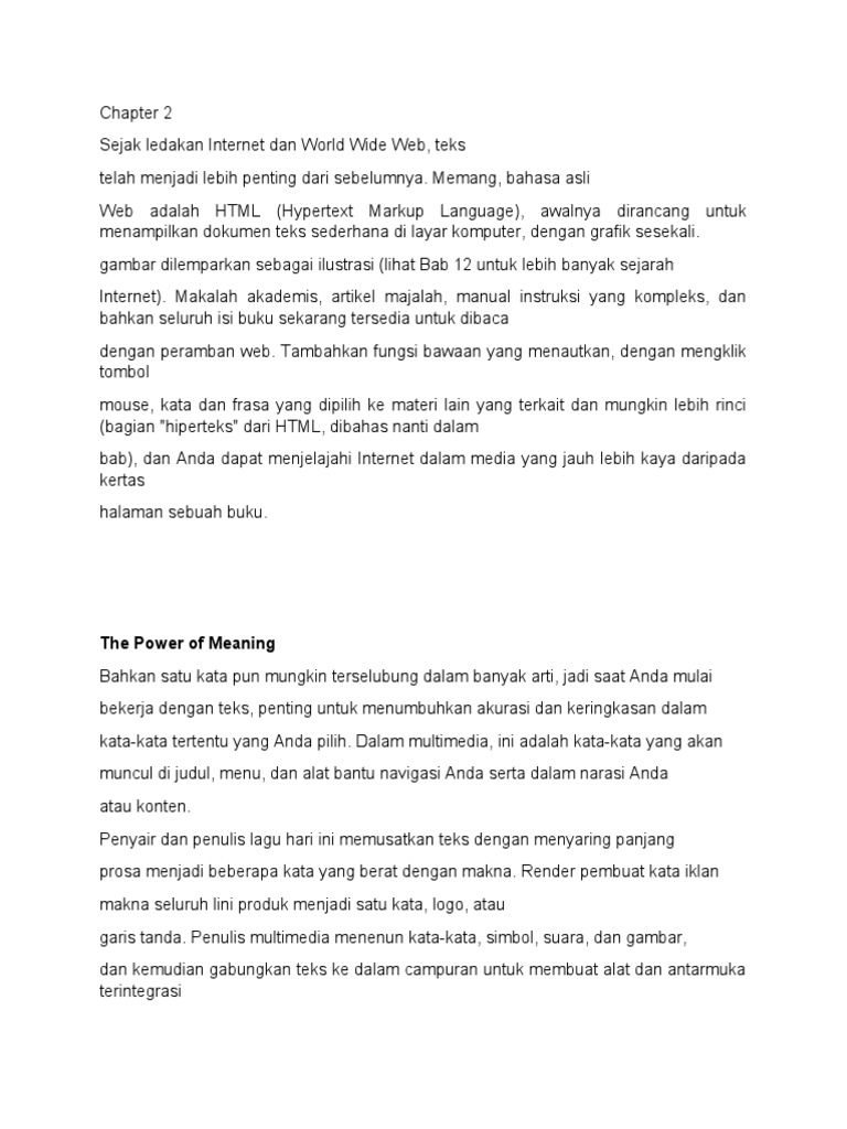 Rangkuman Chapter | PDF