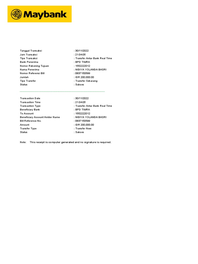 Receipt Online 818 | PDF