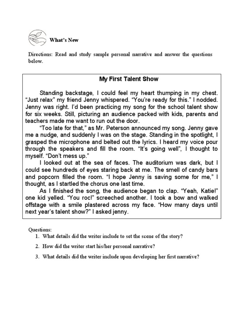 Grade 8 Activity | PDF