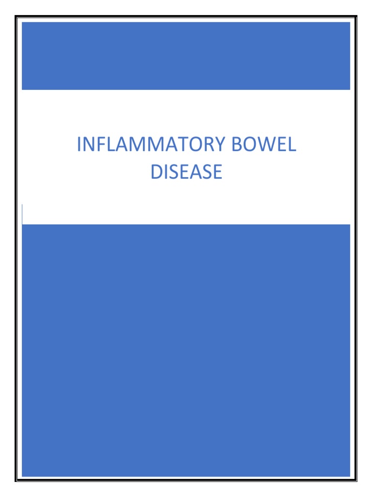 Inflammatory Bowel Disease | PDF