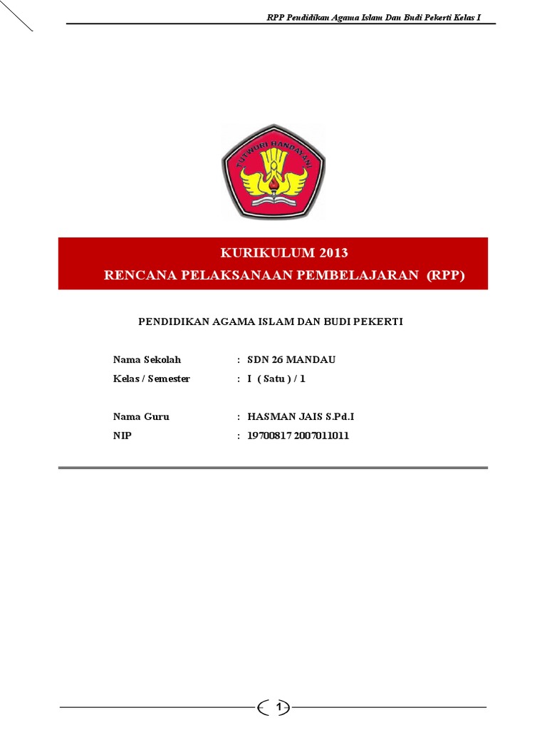 RPP KLS 1 | PDF