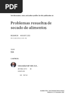 Problemas Resueltos de Secado | PDF | Ingeniería