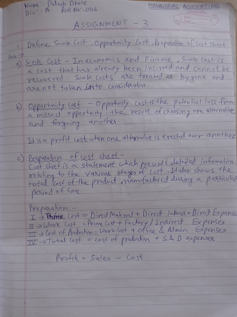 Palash Dhole Div A MA (Unit 3 Assignment) | PDF