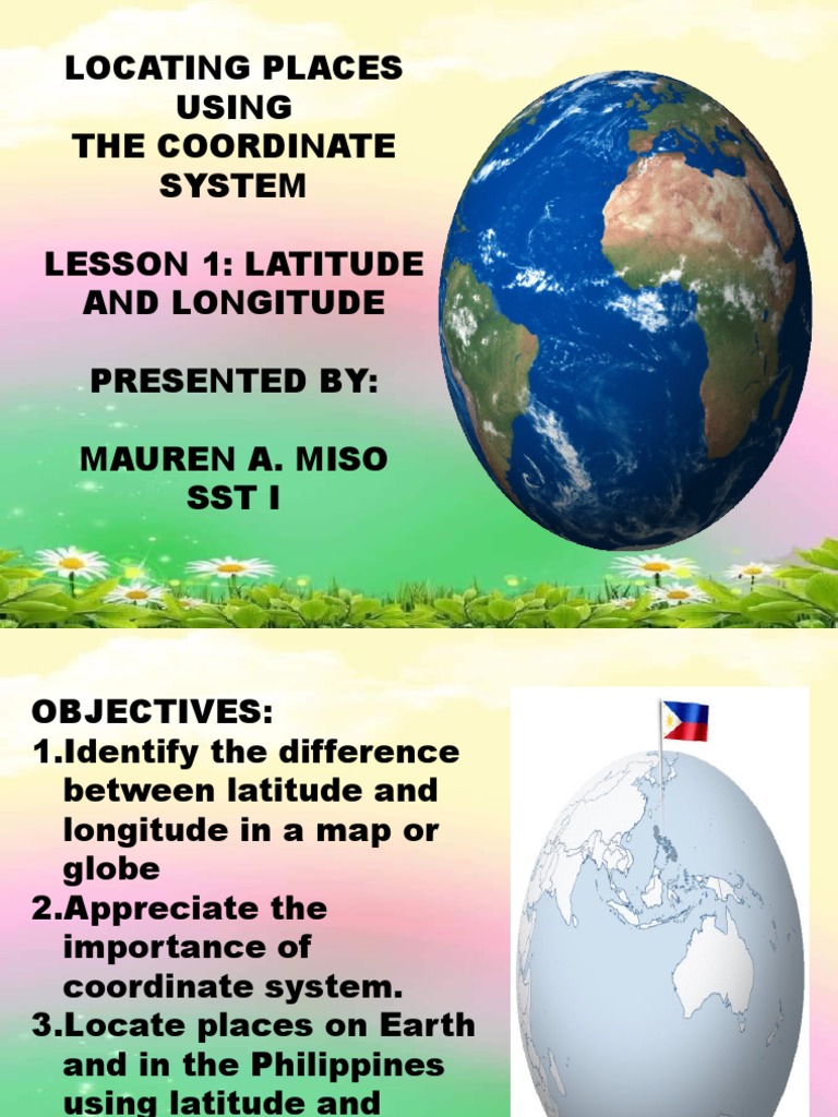 Locating Places q4 Module 1 | PDF | Latitude | Longitude