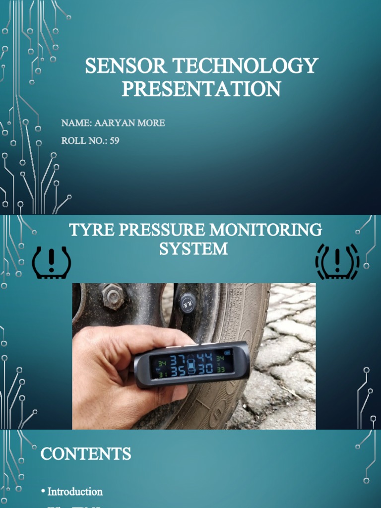 Sensor Technology Presentation | PDF | Transport | Manufactured Goods