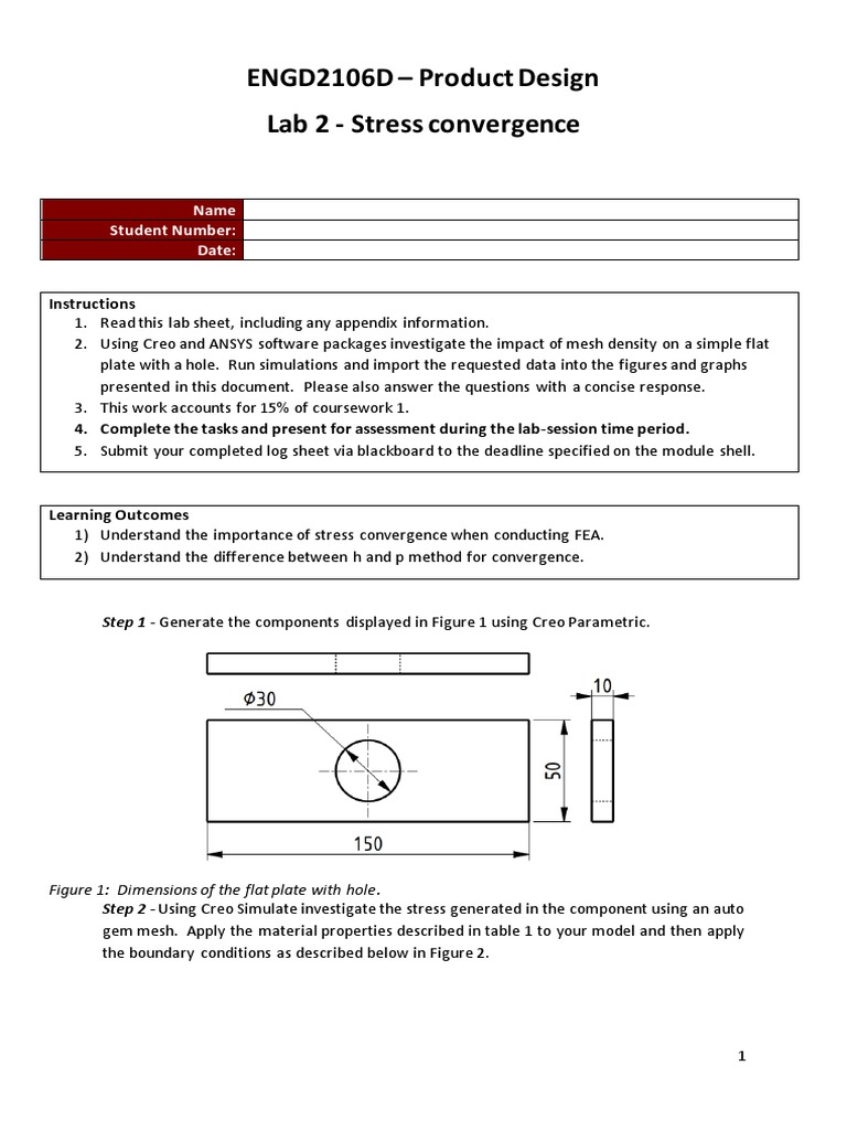 Investigating the Impact of Mesh Density on Stress Convergence Using ...