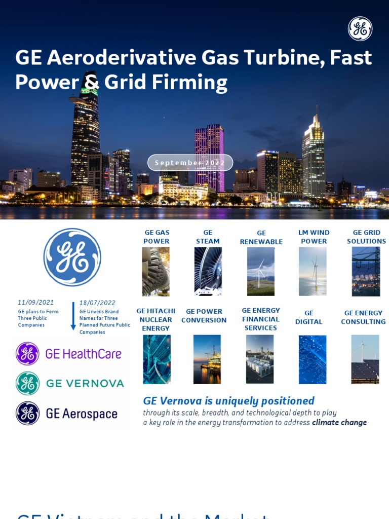 GE Aeroderivative Vietnam Sep 22 Final | PDF | Renewable Energy ...