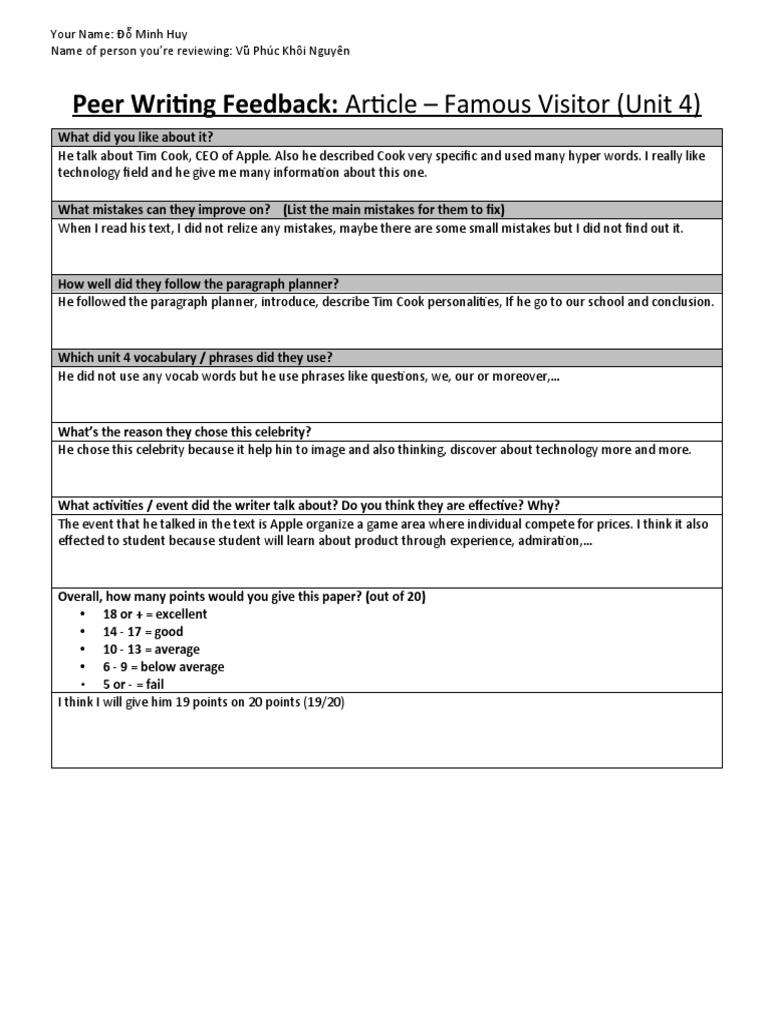 B2 U4 Write - Article (P53) Evaluation - 1579737796 | PDF | Business | Social Science