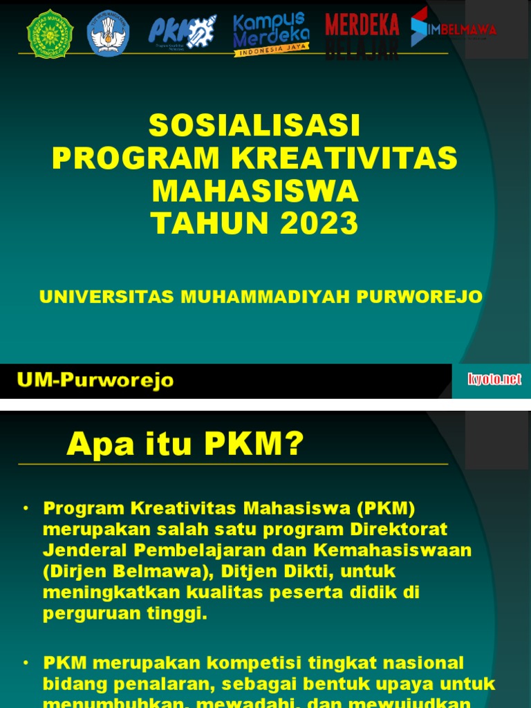 Materi Sosialisasi PKM 2023-2 | PDF