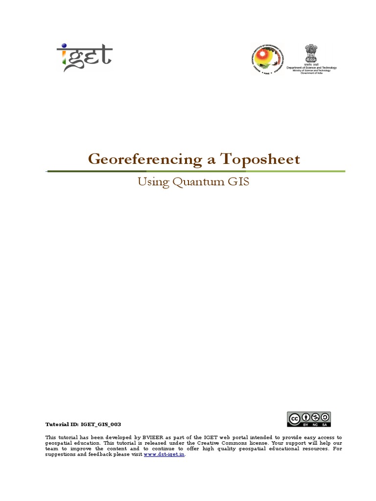 IGET GIS 003 Georeferencing | PDF | Geographic Information System ...