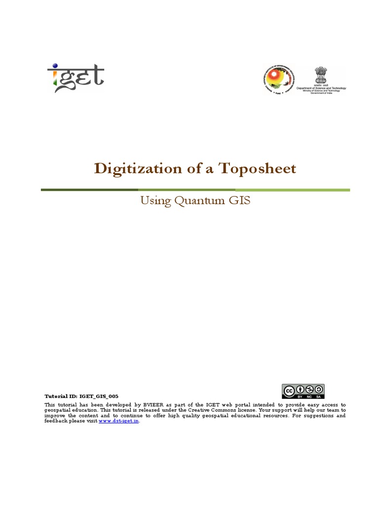 IGET GIS 005 Digitization | PDF | Geographic Information System | Computing