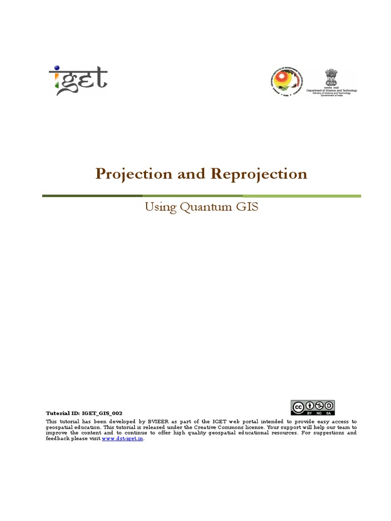 CRS and Projections in QGIS Tutorial | PDF | Geographic Information ...