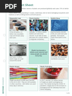 KS3 Geography: Plastic Quiz | PDF | Plastic | Pollution