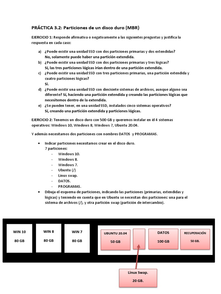 Practica 3-2-Particiones | PDF