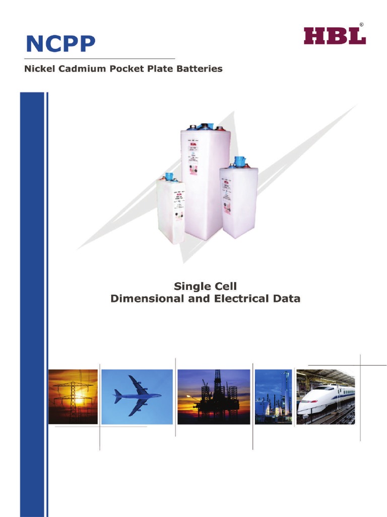 HBL Nickel Cadmium Battery Overview | PDF | Home & Garden | Technology ...