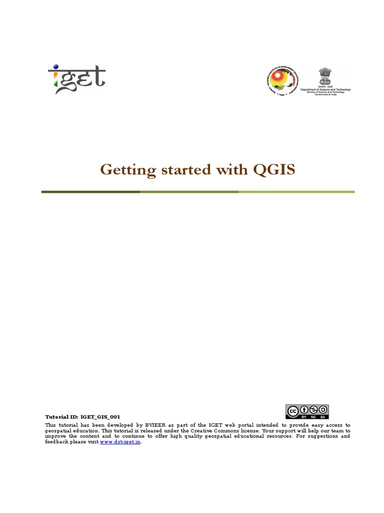 1 IGET - GIS - 001 - Introduction - To - QGIS | PDF | Geographic Information System | Computing