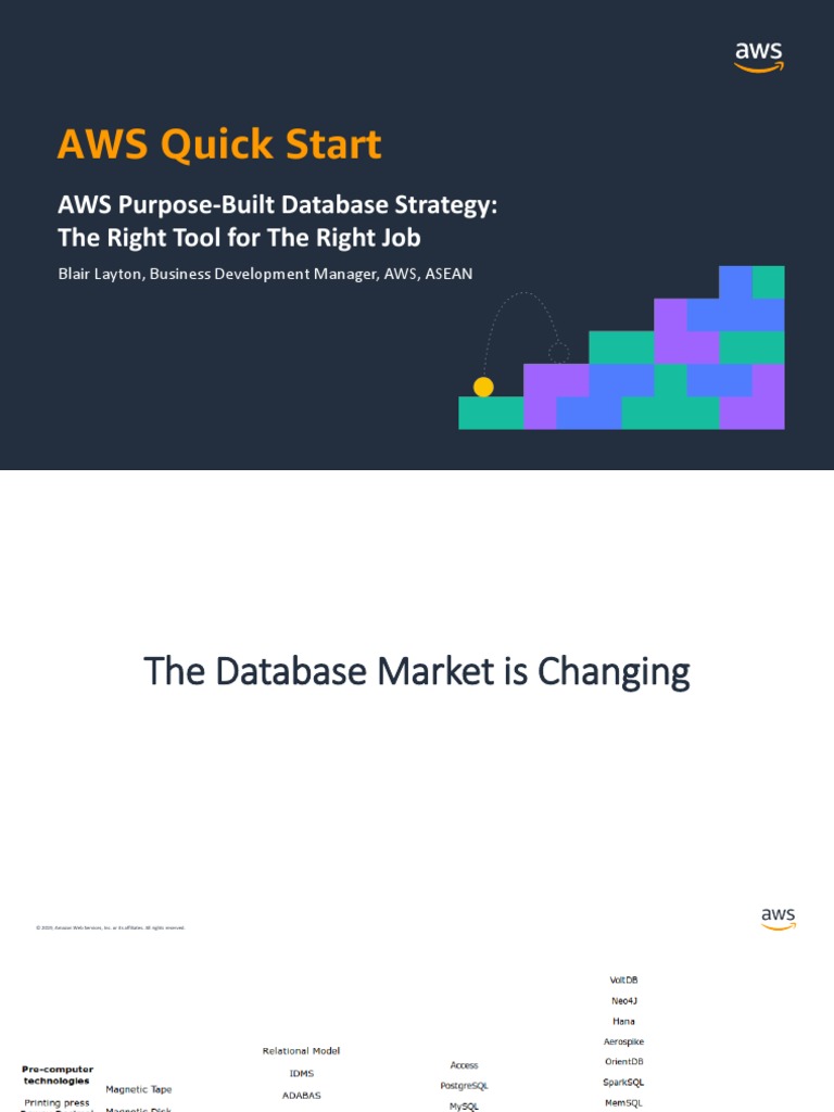 AWS Quick Start - AWS Purpose-Built Database Strategy - Final | PDF ... AWS Quick Start - AWS Purpose-Built Database Strategy - Final | PDF ...