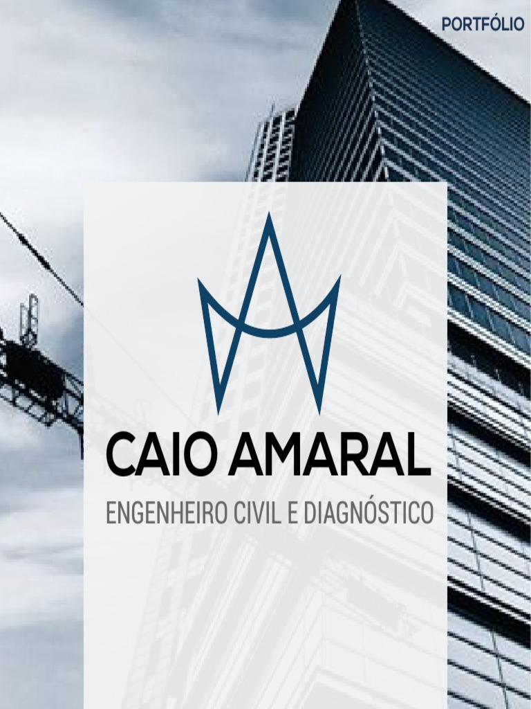 Portfolio - Engº Caio Amaral 2019 | PDF | Engenharia Civil | Engenharia