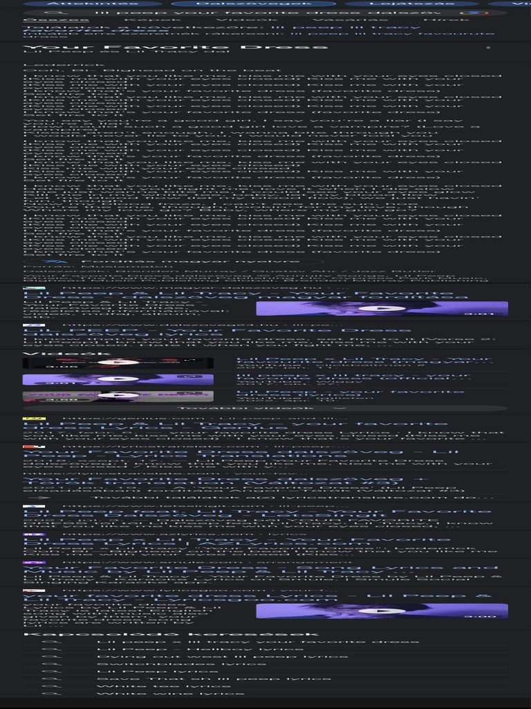 Lil Peep Lil Tracy Favourute Drass - Google-Keresés | PDF