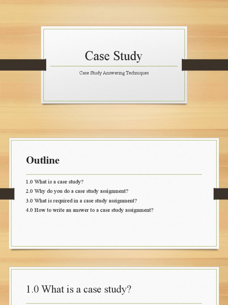 Analyzing a Case Study on Techniques for Effectively Answering Case ...