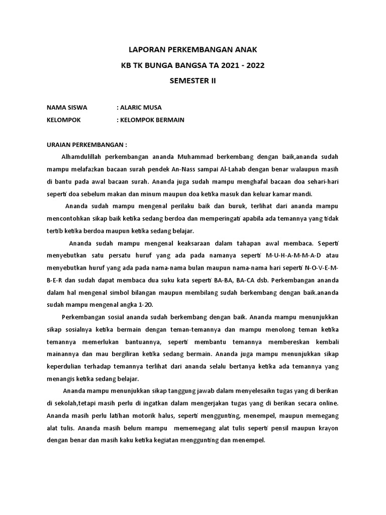 Raport TK A SMSTR 1 | PDF