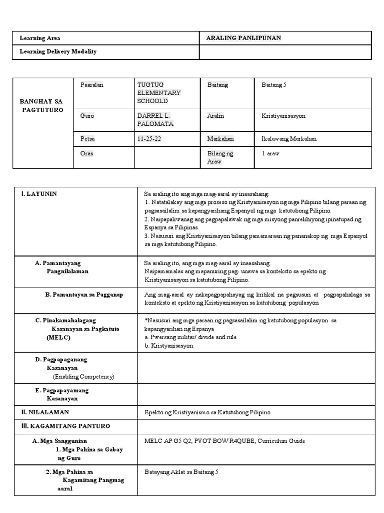 AP5 Q2 WK3 Day 5 | PDF